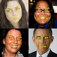 Face landmark detection in an image — OpenCV Tutorials